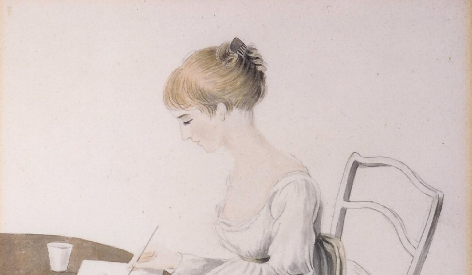 Watercolour of Fanny Knight, by Cassandra Austen | Jane Austen's House
