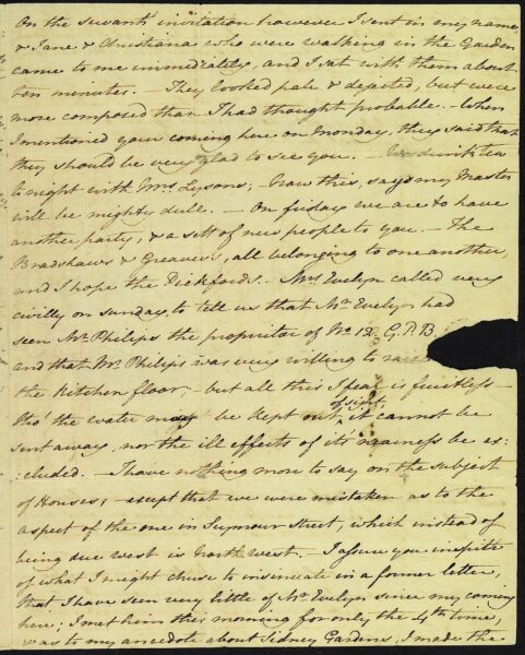Letter from Jane Austen to Cassandra Austen, 26-27 May 1801 | Jane Austen's House
