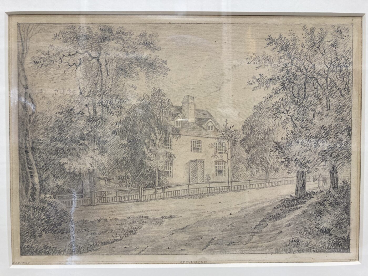 Pencil Drawing of Steventon Rectory | Jane Austen's House